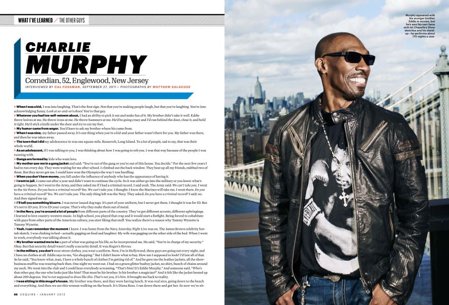 Charlie Murphy | Esquire | JANUARY 2012