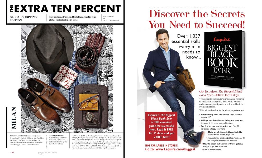 Global Shopping Edition | Esquire | FALL/WINTER 2014