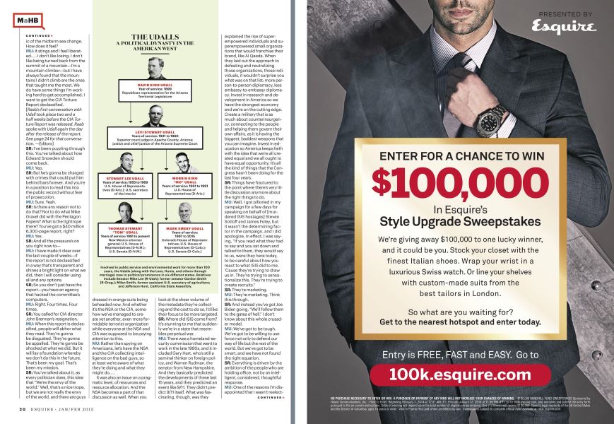 Advertisement: Esquire | Esquire | JANUARY/FEBRUARY 2015
