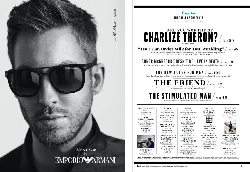 THE TABLE OF CONTENTS | Esquire | MAY 2015