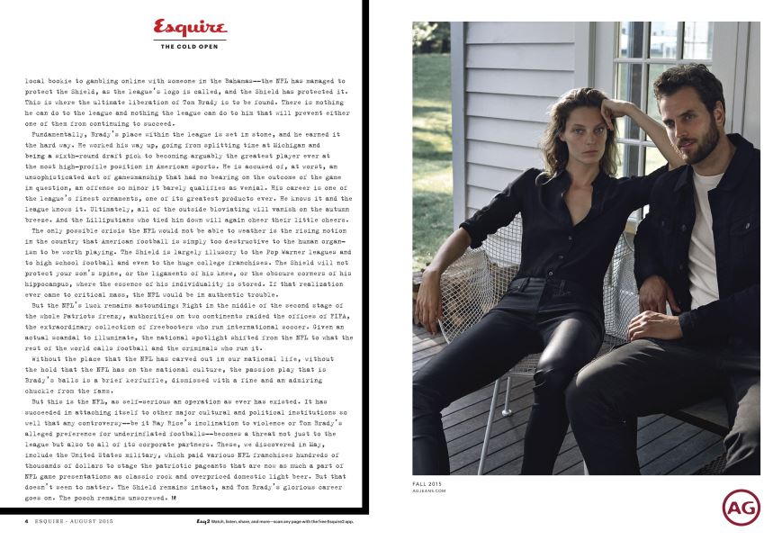 AG Jeans | Esquire | AUGUST 2015