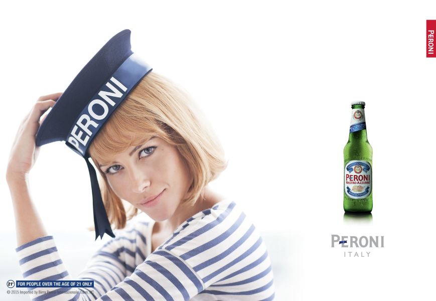 Advertisement: Peroni | Esquire | SEPTEMBER 2015