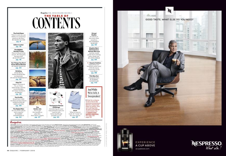 Esquire | Esquire | FEBRUARY 2016