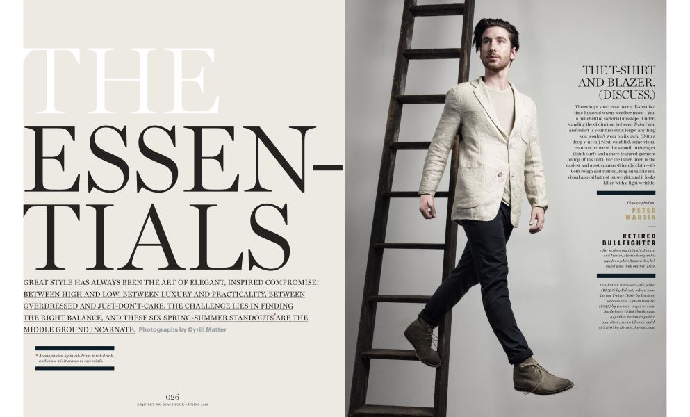 The Essentials | Esquire | Spring/Summer 2016