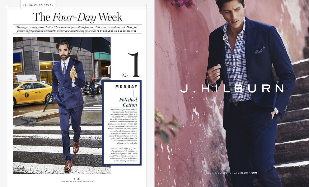 The Four-Day Week | Esquire | Spring/Summer 2016