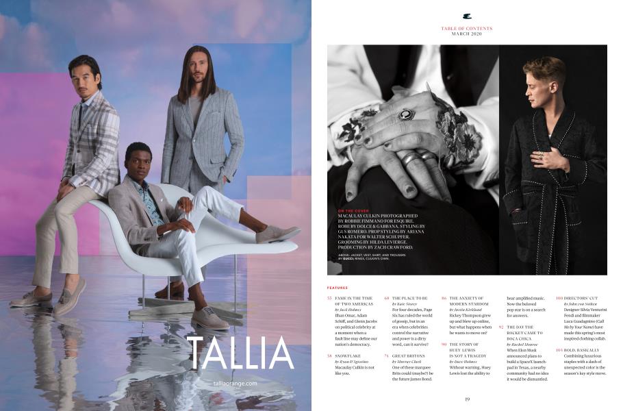 TABLE OF CONTENTS MARCH 2020 | Esquire | MARCH 2020