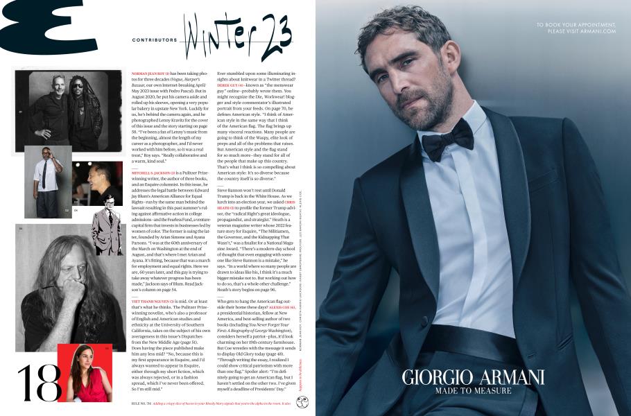 CONTRIBUTORS | Esquire | WINTER 2023