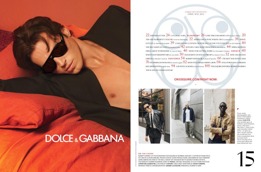 TABLE OF CONTENTS | Esquire | APRIL 2024