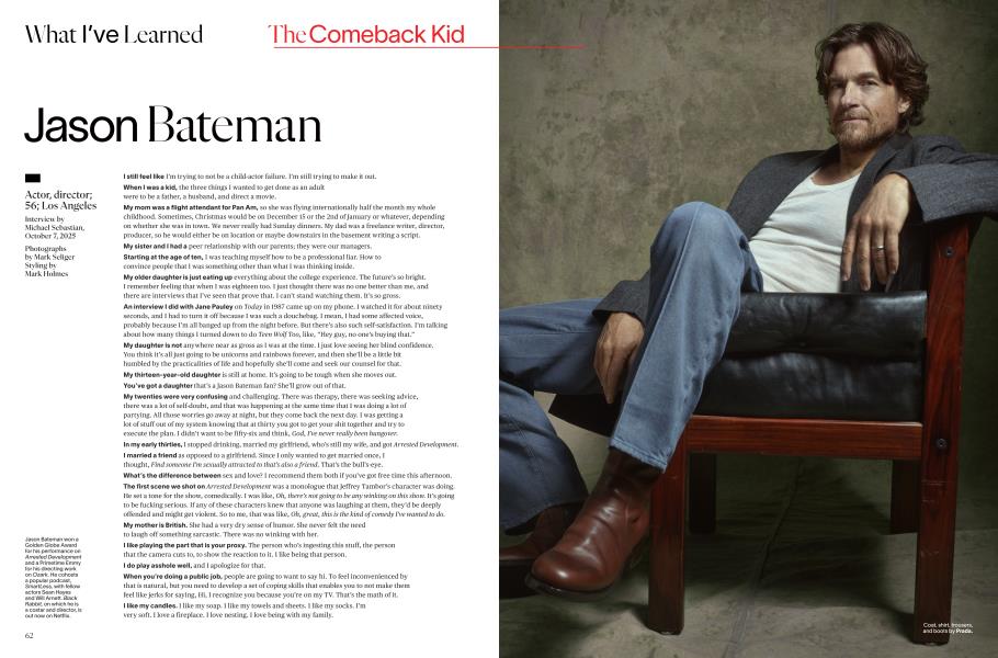 The Comeback Kid: Jason Bateman | Esquire | WINTER 2026
